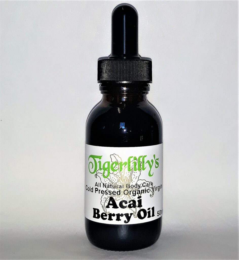 Acai Berry Oil - Organic Cold Pressed - Tigerlilly's - Natural Skin ...