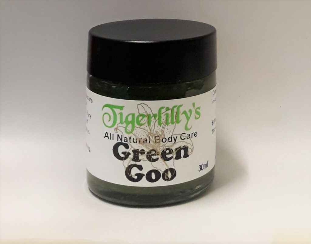 Green Goo Liniment- New Improved Formula - Tigerlilly's - Natural Skin ...