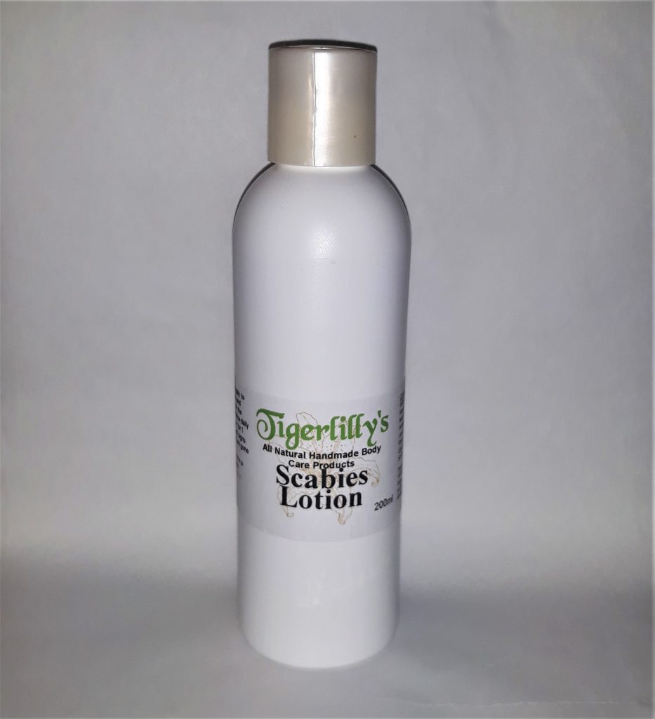 Scabies Lotion - Tigerlilly's - Natural Skin Care Products and Soaps
